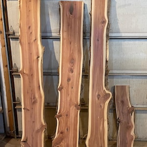 Live Edge, Cedar Slabs, Mantle, Shelf, Board, Lumber, Wide, Thick - Etsy