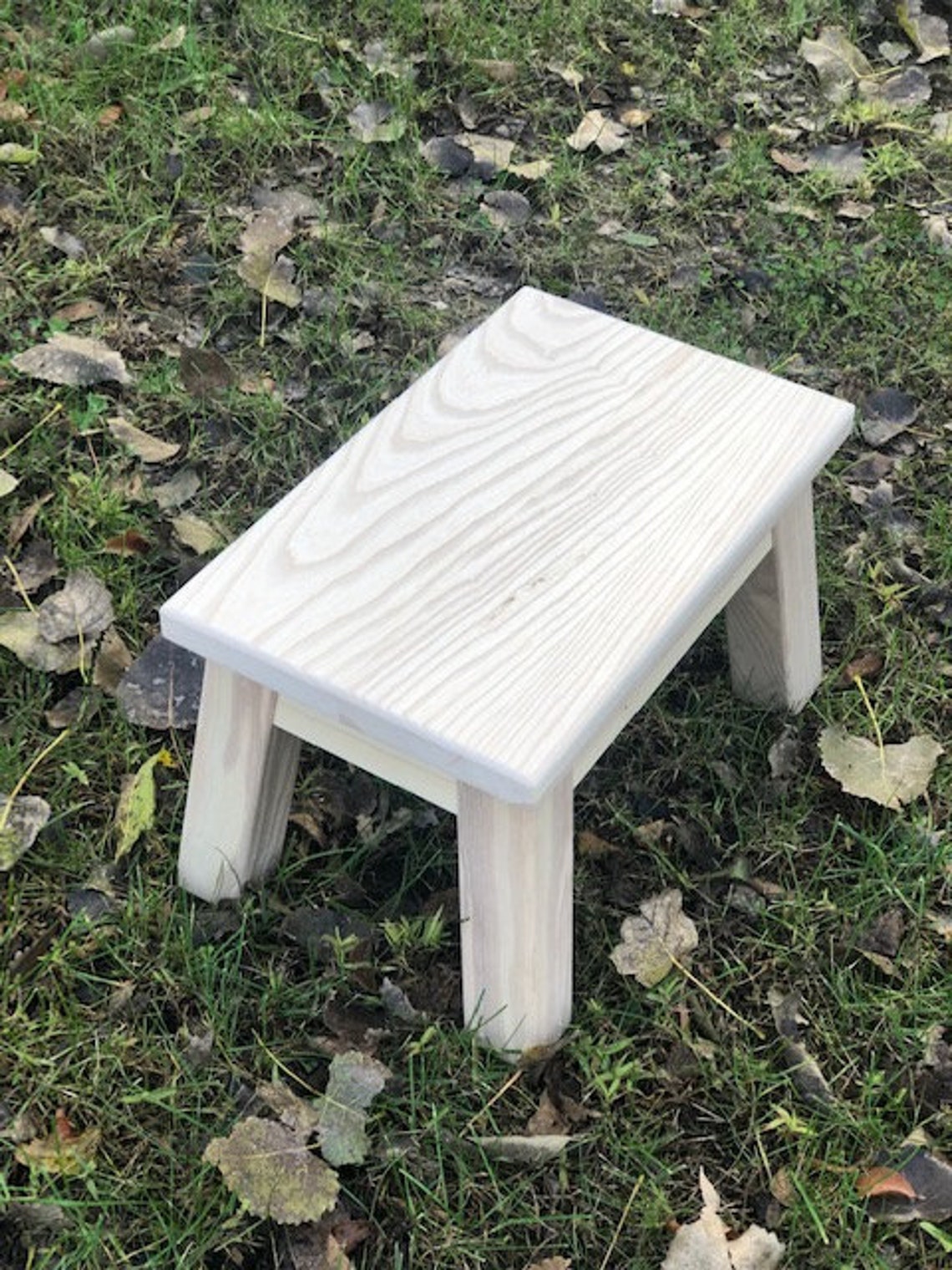 Raw Natural Wood Stool, No Finish, Step Stool, Footstool, Elm - Etsy