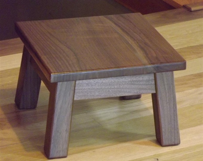 Walnut/ Step Stool/ Foot Stool/ Riser/ 8 to 10 H/ - Etsy