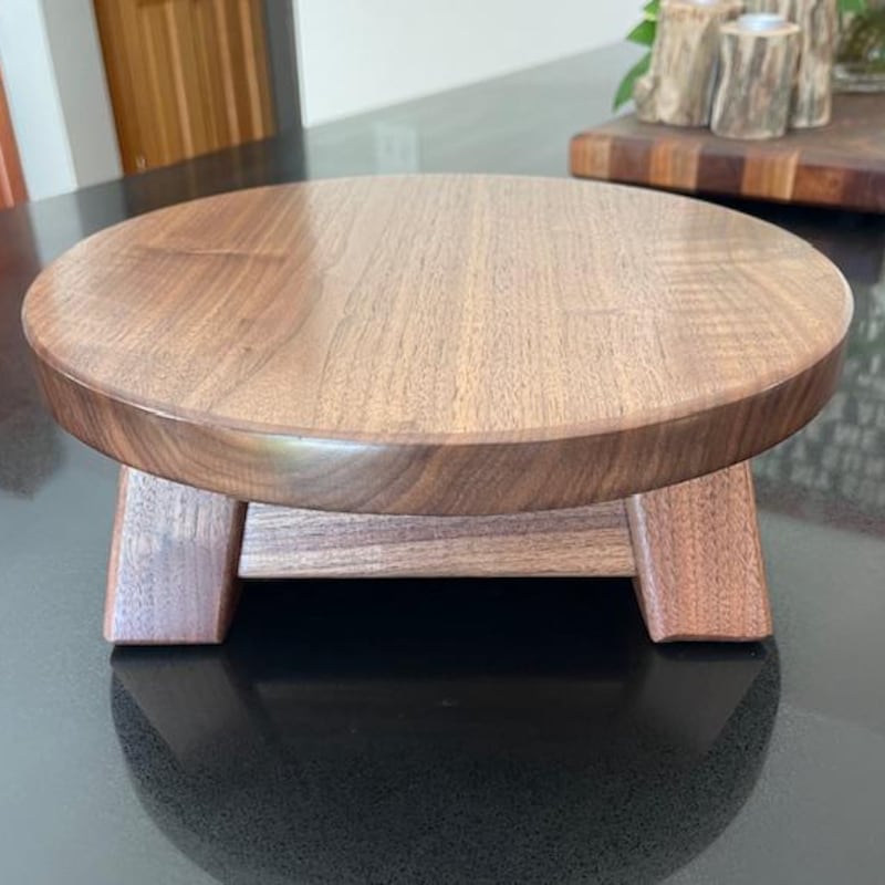 Walnut Plant Tray - Etsy