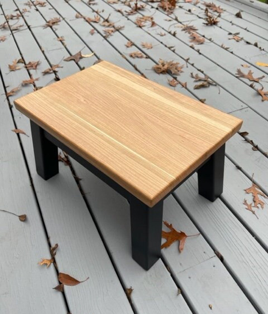 Rectangle, Cherry Top, Step Stool, Riser, Modern, Contemporary, Wood ...