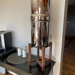 Solid Walnut, Solid Oak, Water Filtration Stand, Plant Stand, Modern ...