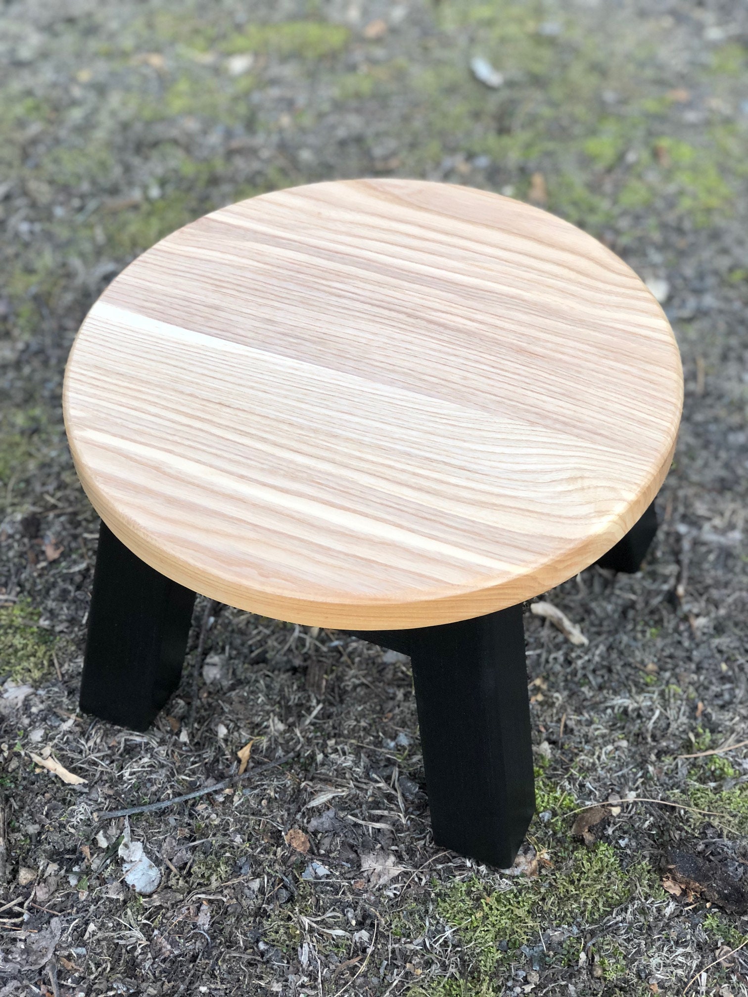 Round Top, Step Stool, Riser, Modern, Contemporary, Wood Stool, Painted ...