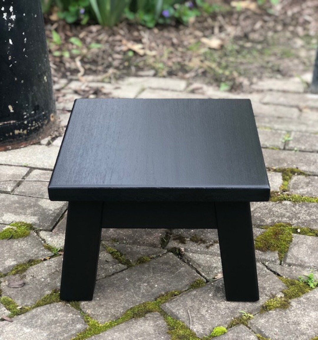 Painted/ Square Top/ Step Stool/ Foot Stool/ Riser/ 8" to 10" Inches ...