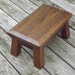 Walnut, Classic, Modern, Wood Riser, Step Stool, Riser, Footstool ...
