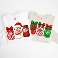 Retro Dr. Pepper Santa PNG, Peace Love Christmas Soda Lover Sublimation ...