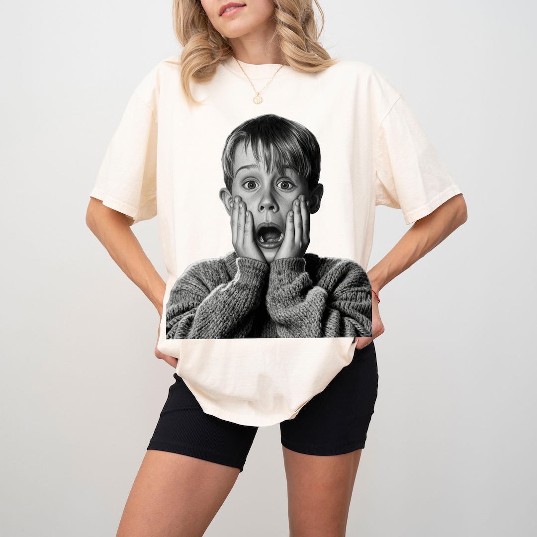Kevin Mccallister Window Face Cutout Big Head Home Alone Mccauley ...