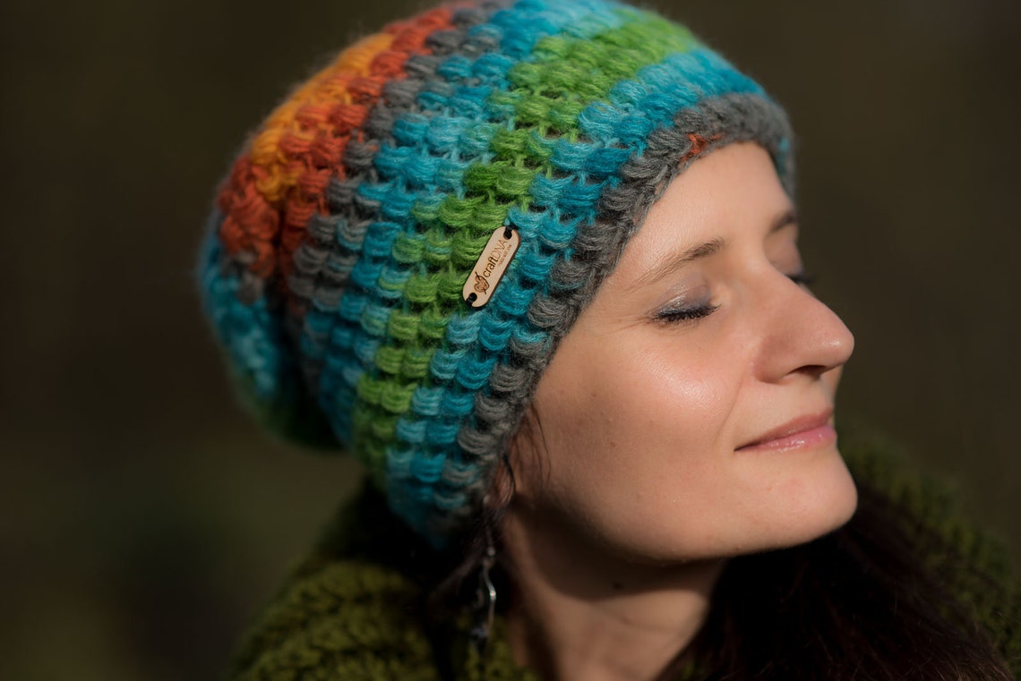 Rainbow Hat Made to Order in Color of Your Choice | Etsy