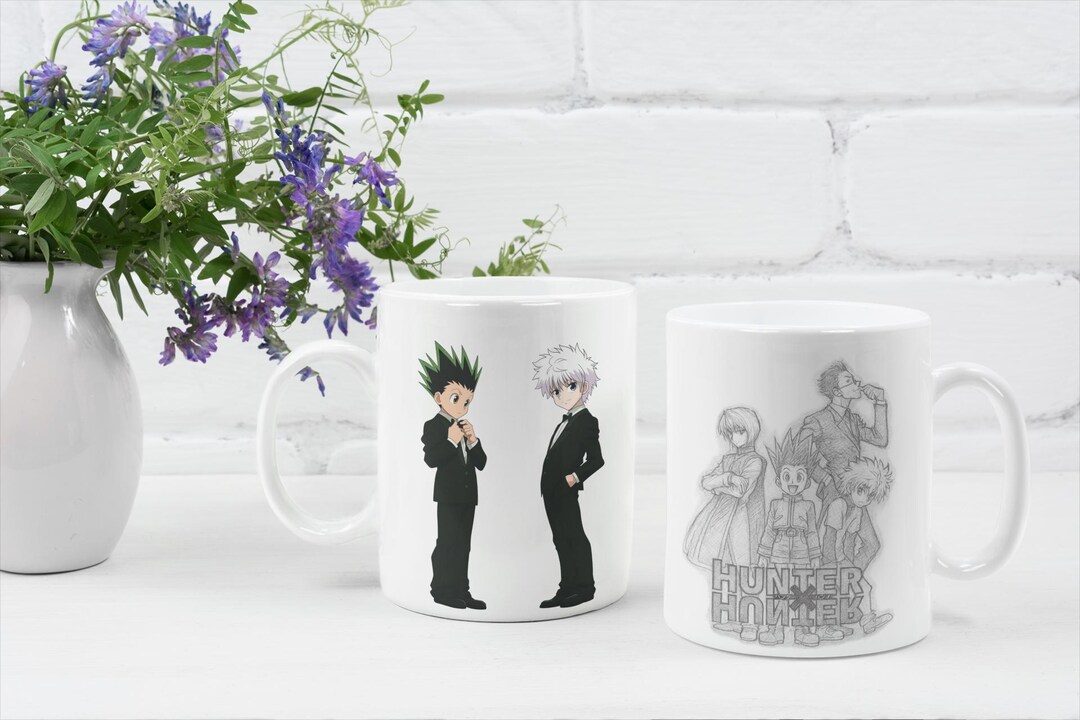 Hunter X Hunter Mug: Anime Coffee Cup - Gon, Killua, Kurapika & Leorio ...