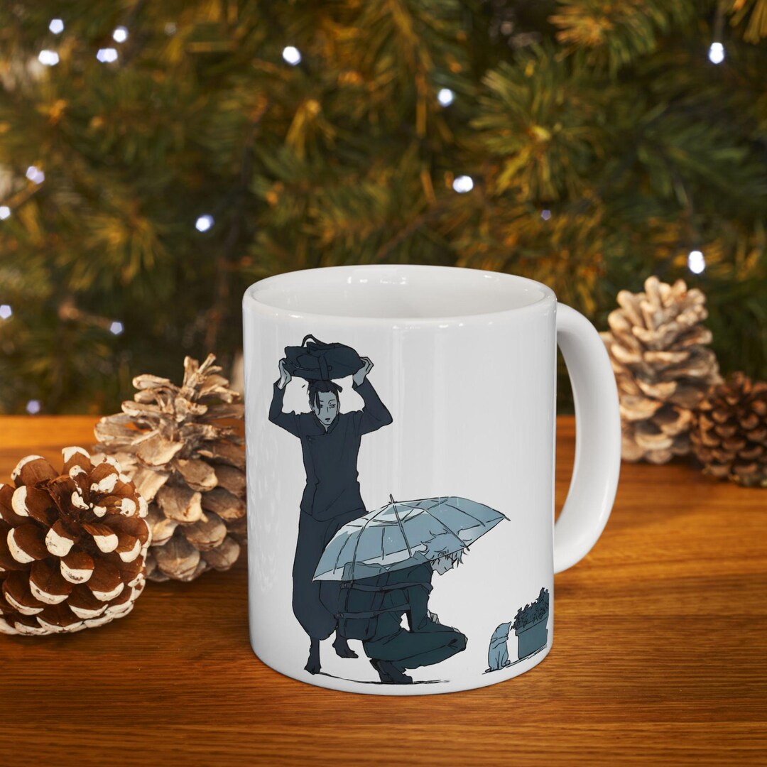 Jujutsu Kaisen Mug | Gojo & Geto Minimalist Design | Anime Coffee Cup ...
