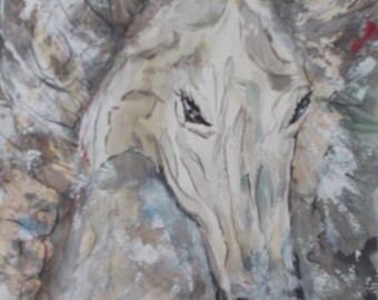 Original Sherman the Turtle impressionistic watercolor | Etsy