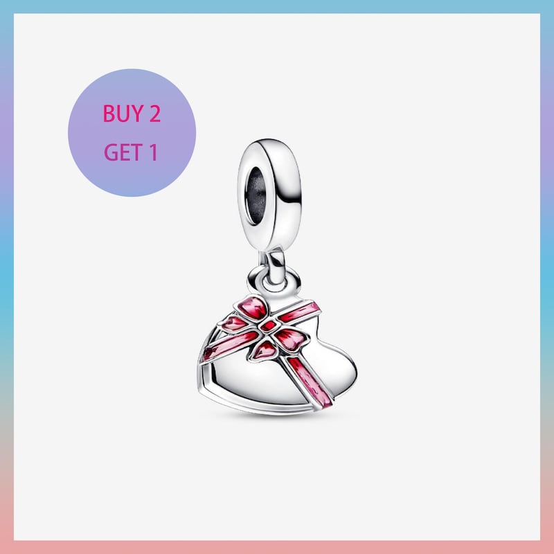 Chocolate Heart Box Charm - Etsy UK