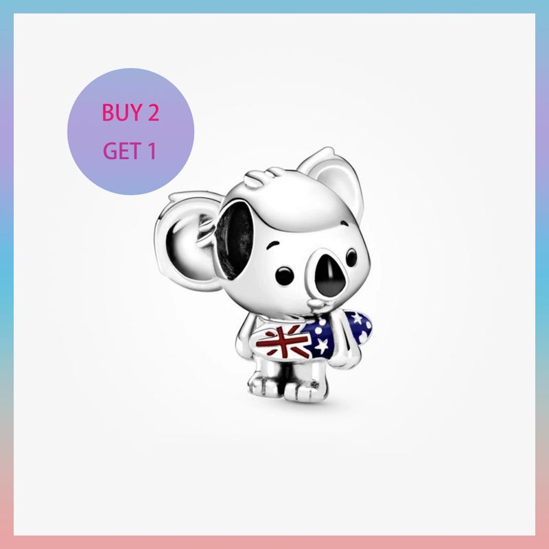 Koala Sterling Pendant - Etsy