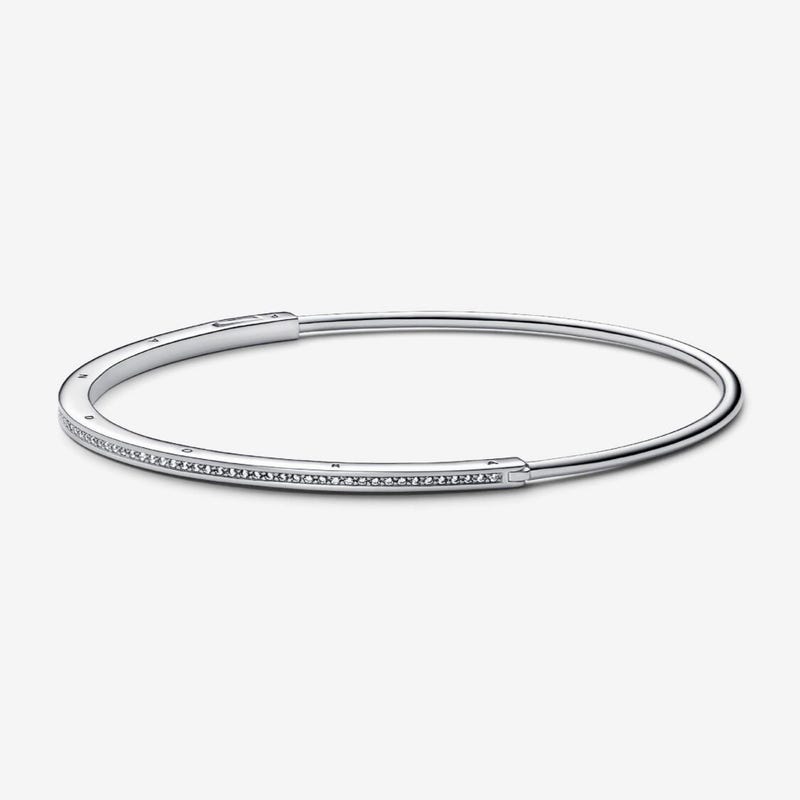 Diamond Pendant Bangle - Etsy UK