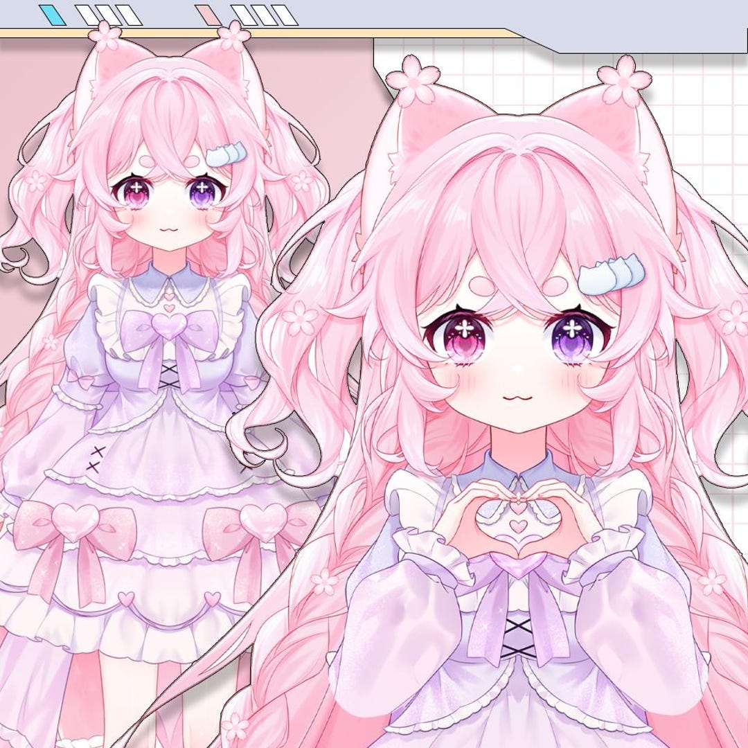 Premade Live2d Vtuber Model: Ready to Use, Vtubestudio Compatible - Etsy