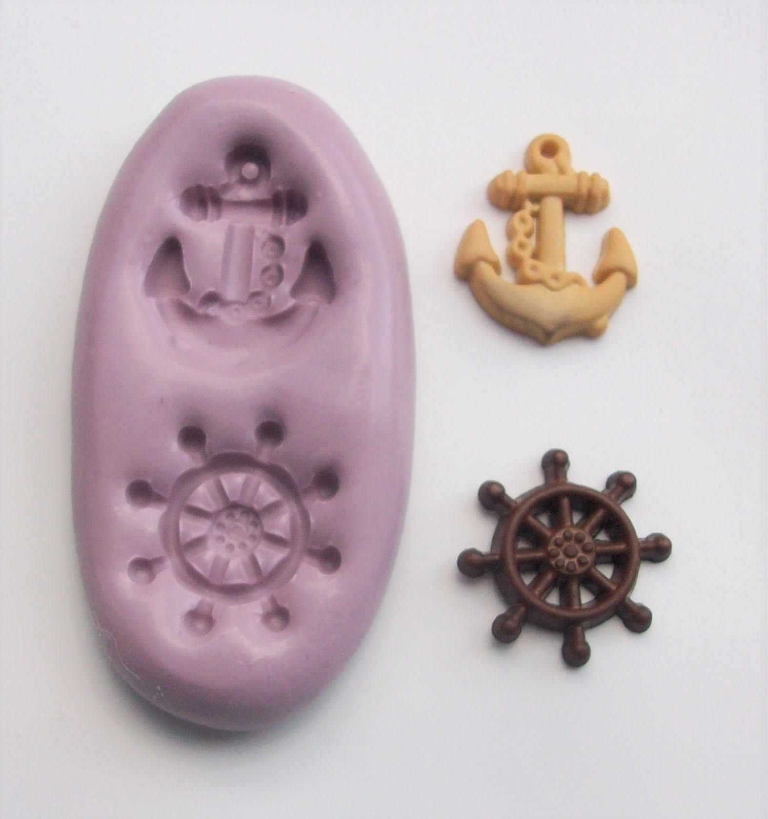 Ancla y timon 2 mini moldes 1266 molde manualidades molde | Etsy