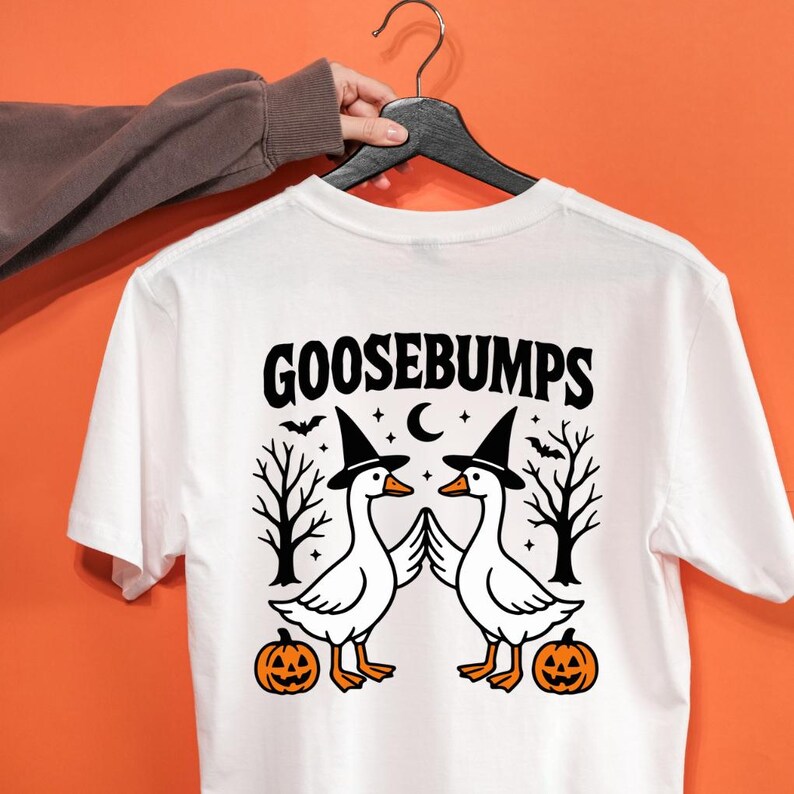 Goose Bumps Png Svg,goosebumps PNG, Pumpkin Halloween Png, Funny Goose ...