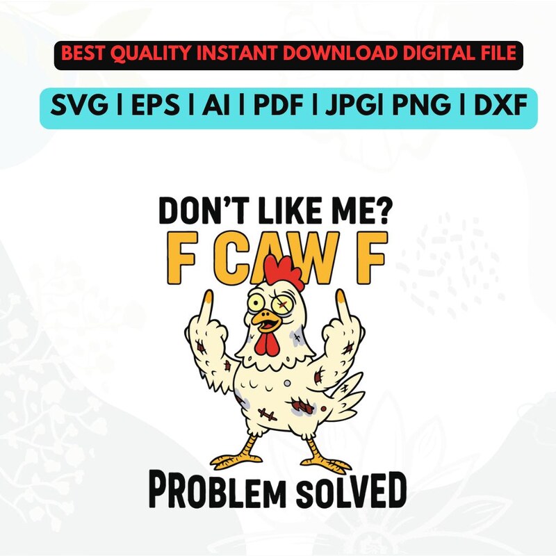 F off Chicken T Shirt - Etsy