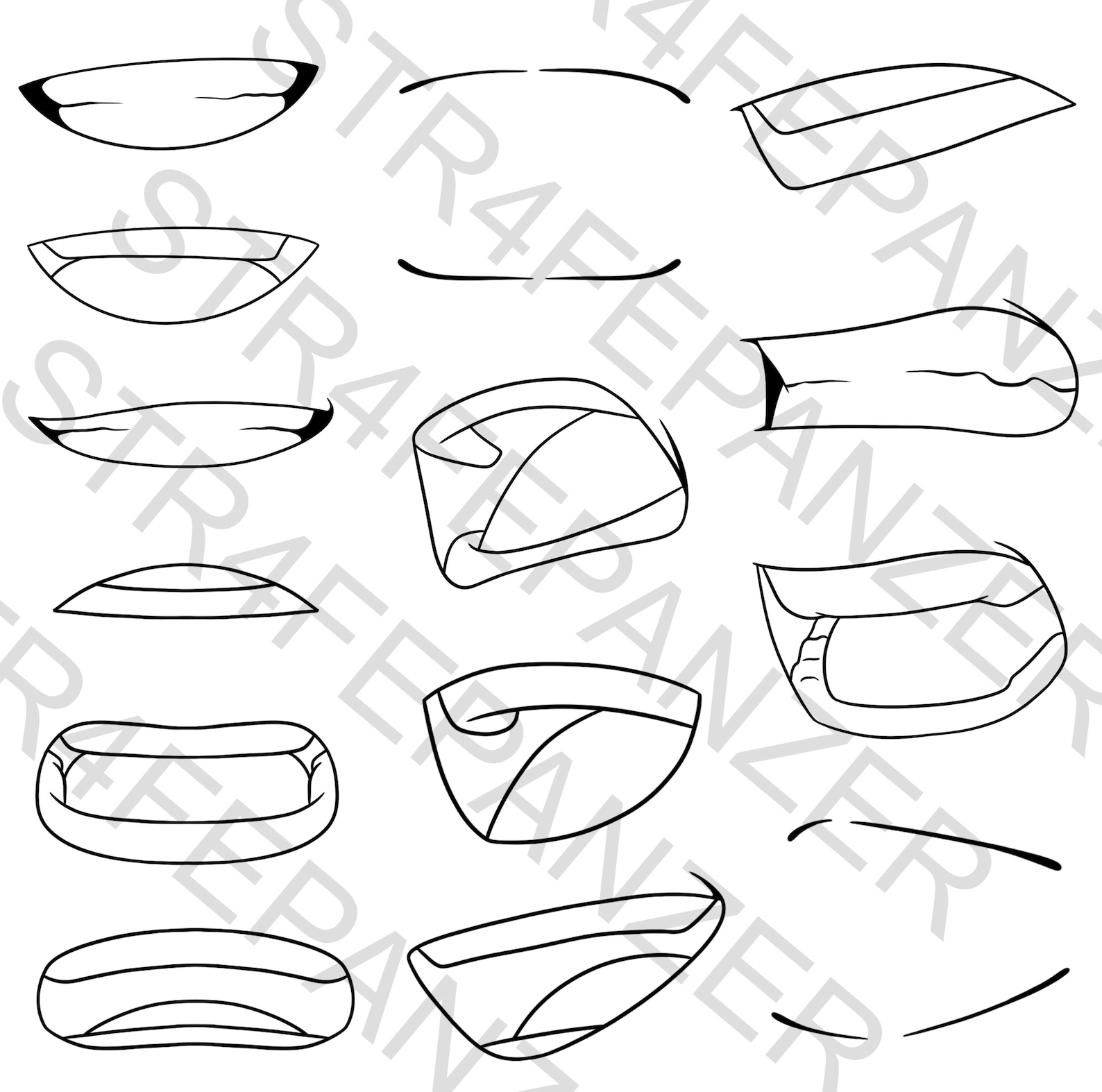 Denki My Hero Academia Brush Set - Procreate - Etsy