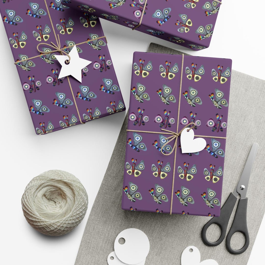 Owl Wrapping Paper: Charming Pattern, Eco-friendly Gift Wrap - Etsy
