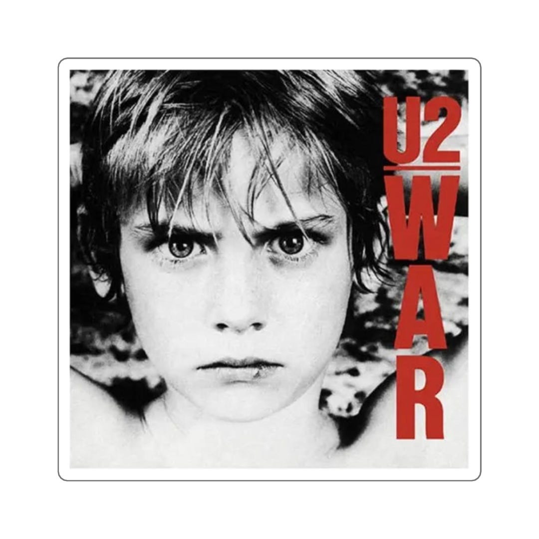 U2 War Album Cover Stickers | Square Music Band Decal - Etsy