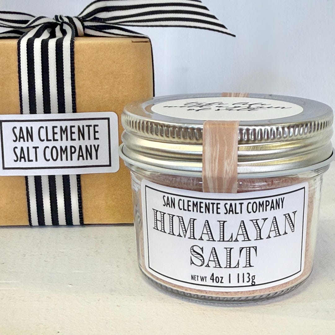 Himalayan Pink Salt Gift Set – Gourmet Sea Salt Duo – All Natural ...