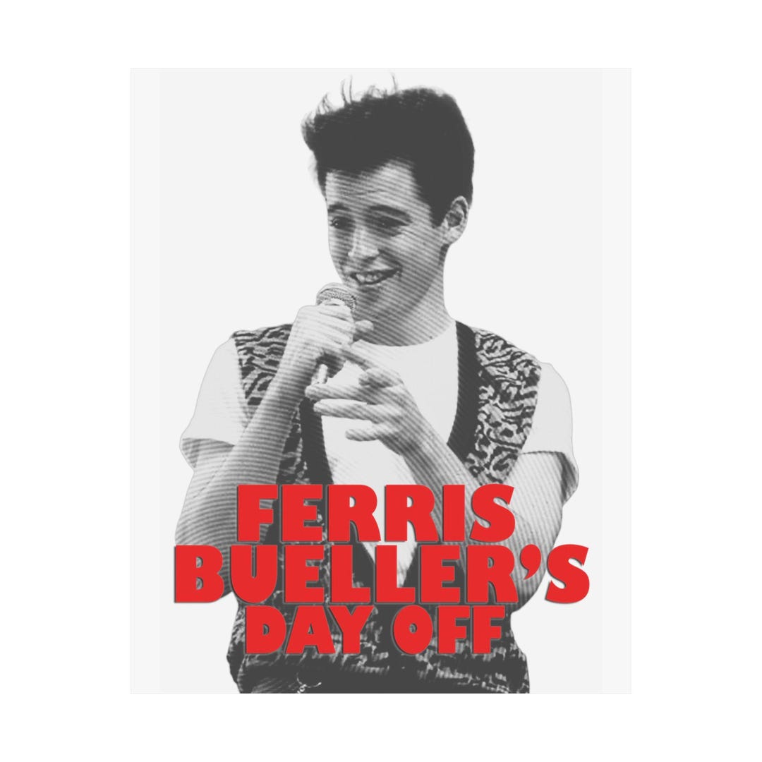 Ferris Buellers Day off Portrait Poster | Matte Vertical Poster - Etsy