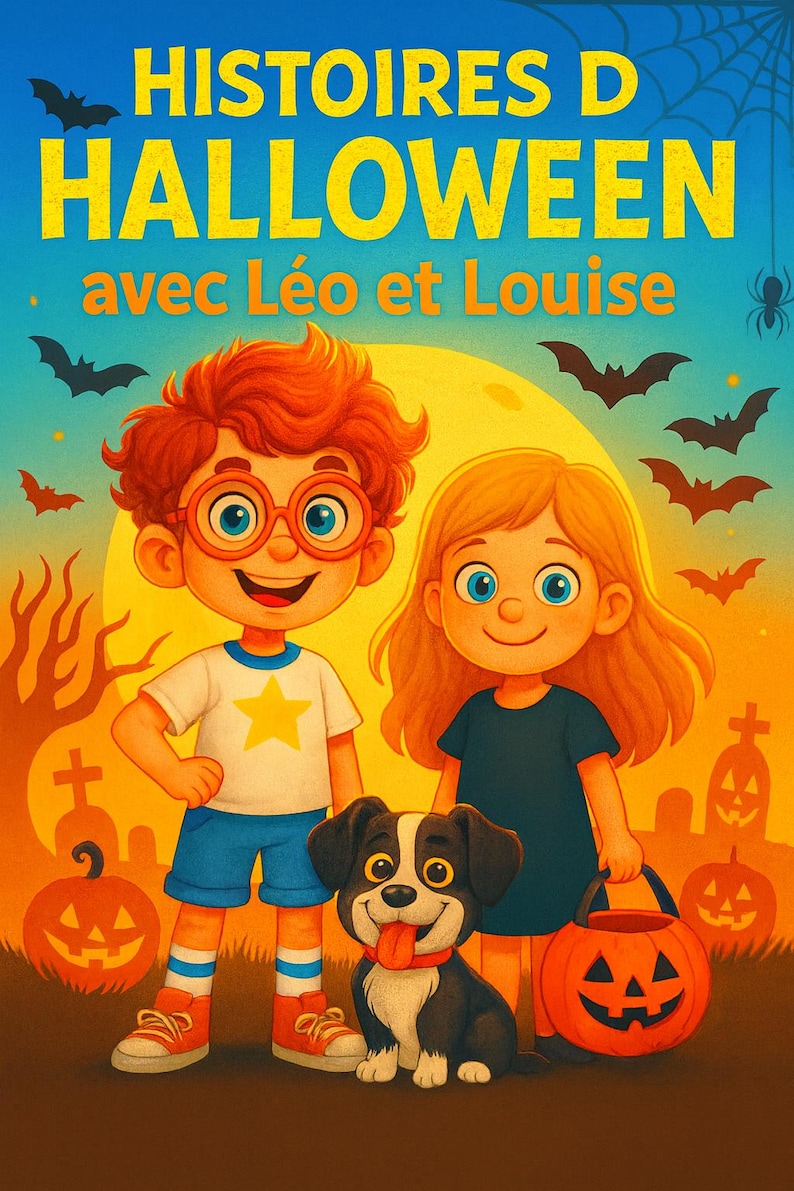 Livre Halloween Enfant PDF – 3 Histoires Illustrées avec Léo & Louise ...