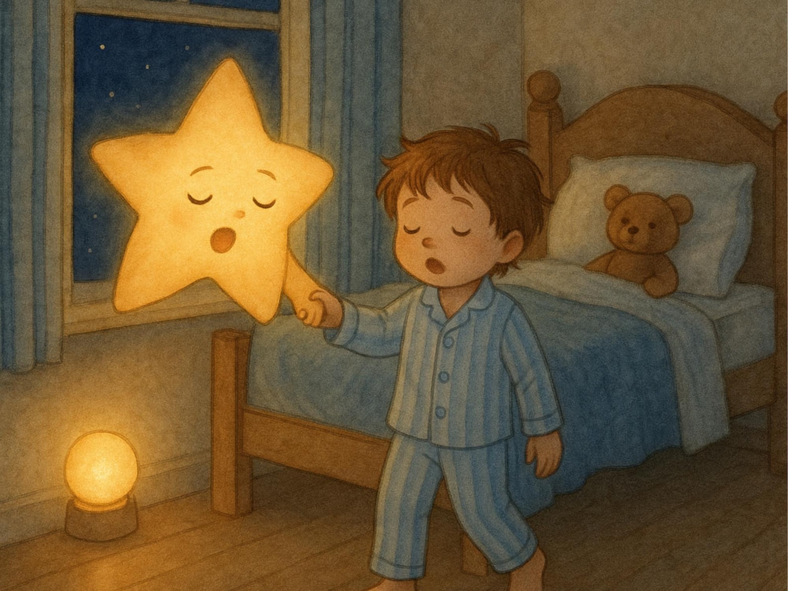 Goodnight Sleepy Star: Printable Bedtime Story for Kids (digital ...