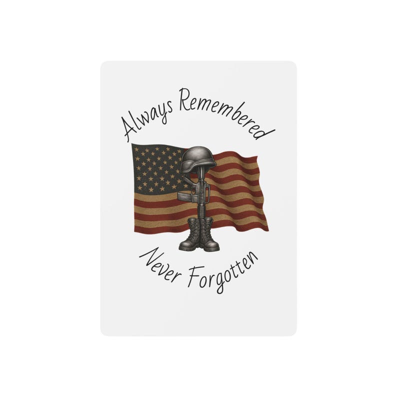 Honor the Fallen Poker Playing Cards: Vibrant Game Night Set - Etsy