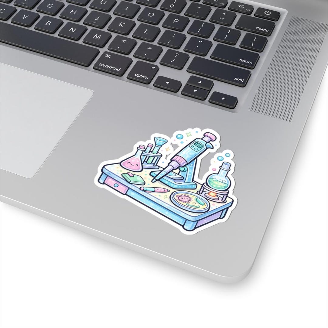 Cute Mini Laboratory Sticker Science, Chemistry & Biology Lab Design ...