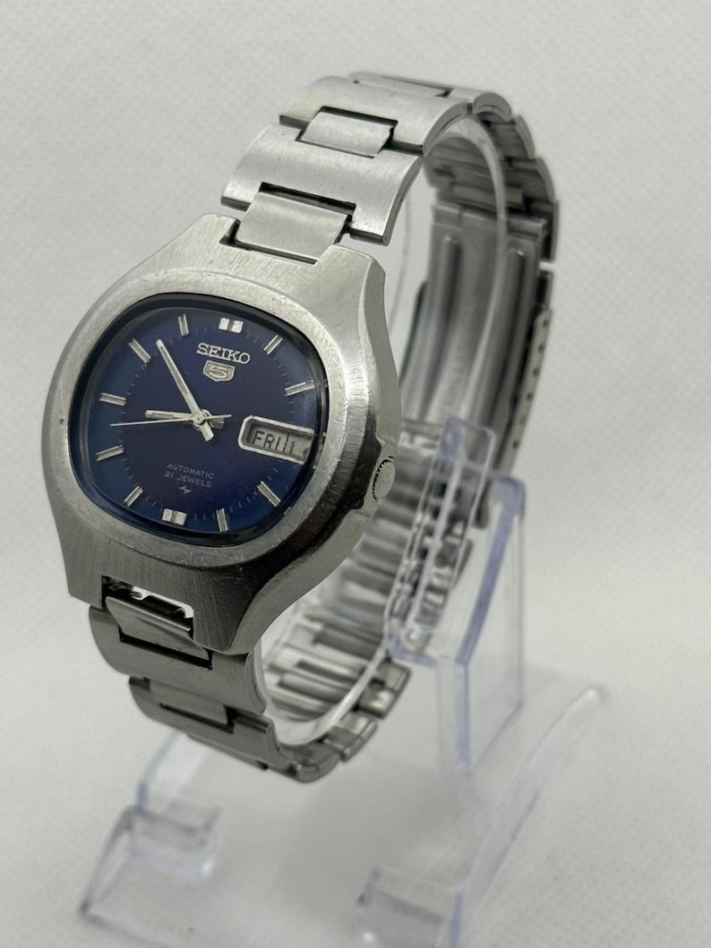 Rare Seiko 5 Automatic Watch | Japanese Day Date Collector Timepiece - Etsy