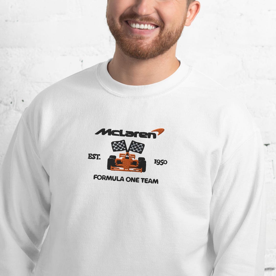 Mclaren Formula 1 Embroidered Racing Merch - Sweatshirt - Etsy