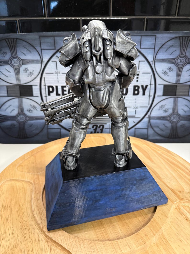 Fallout T-60 Power Armor Figure 10 Inches Tall Hand Painted. - Etsy