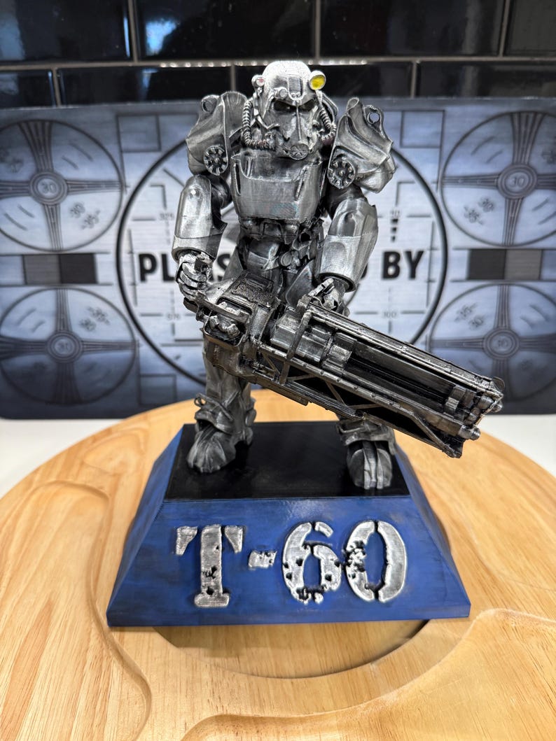 Fallout T-60 Power Armor Figure 10 Inches Tall Hand Painted. - Etsy