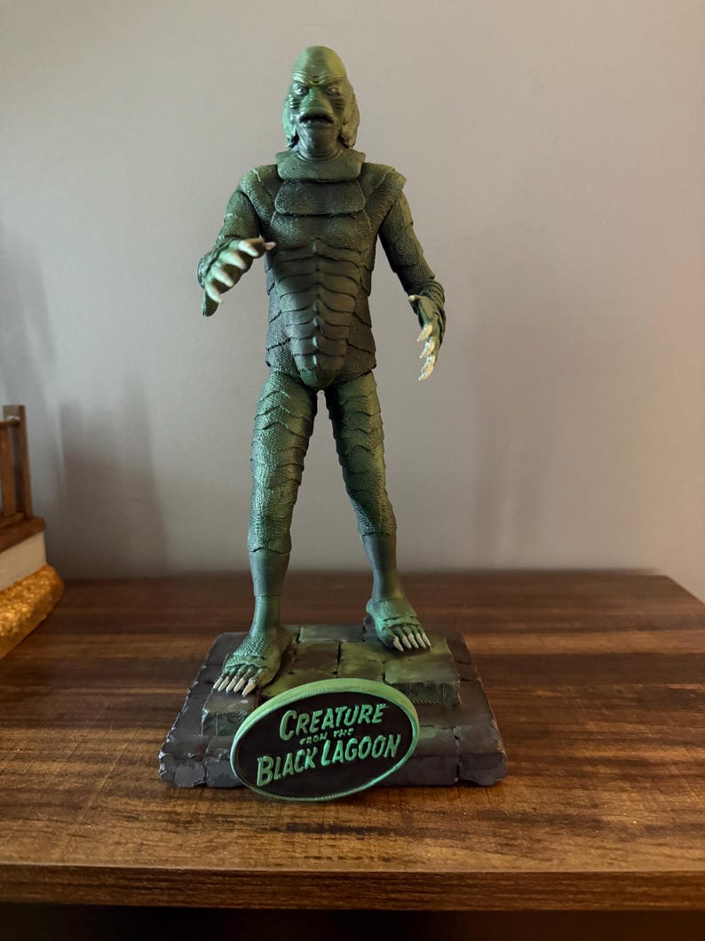 Creature From the Black Lagoon. Hand Painted 12 Inches Tall - Etsy