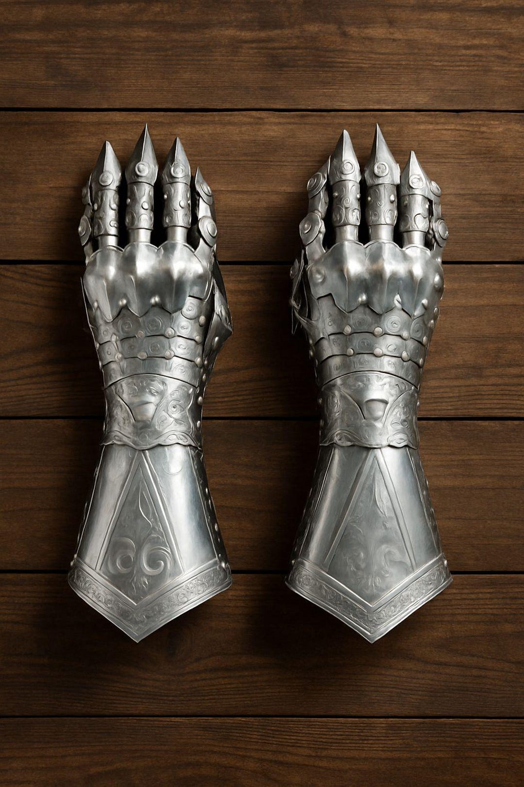 Medieval Knight Armor Gauntlet Metal Hand Armor Cosplay LARP Gothic ...