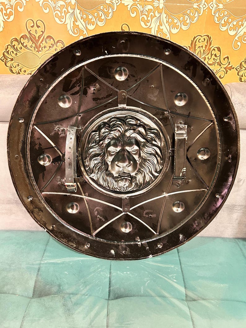 Medieval Lion Shield Wall Hanging | Handmade Knight & Viking Armor ...