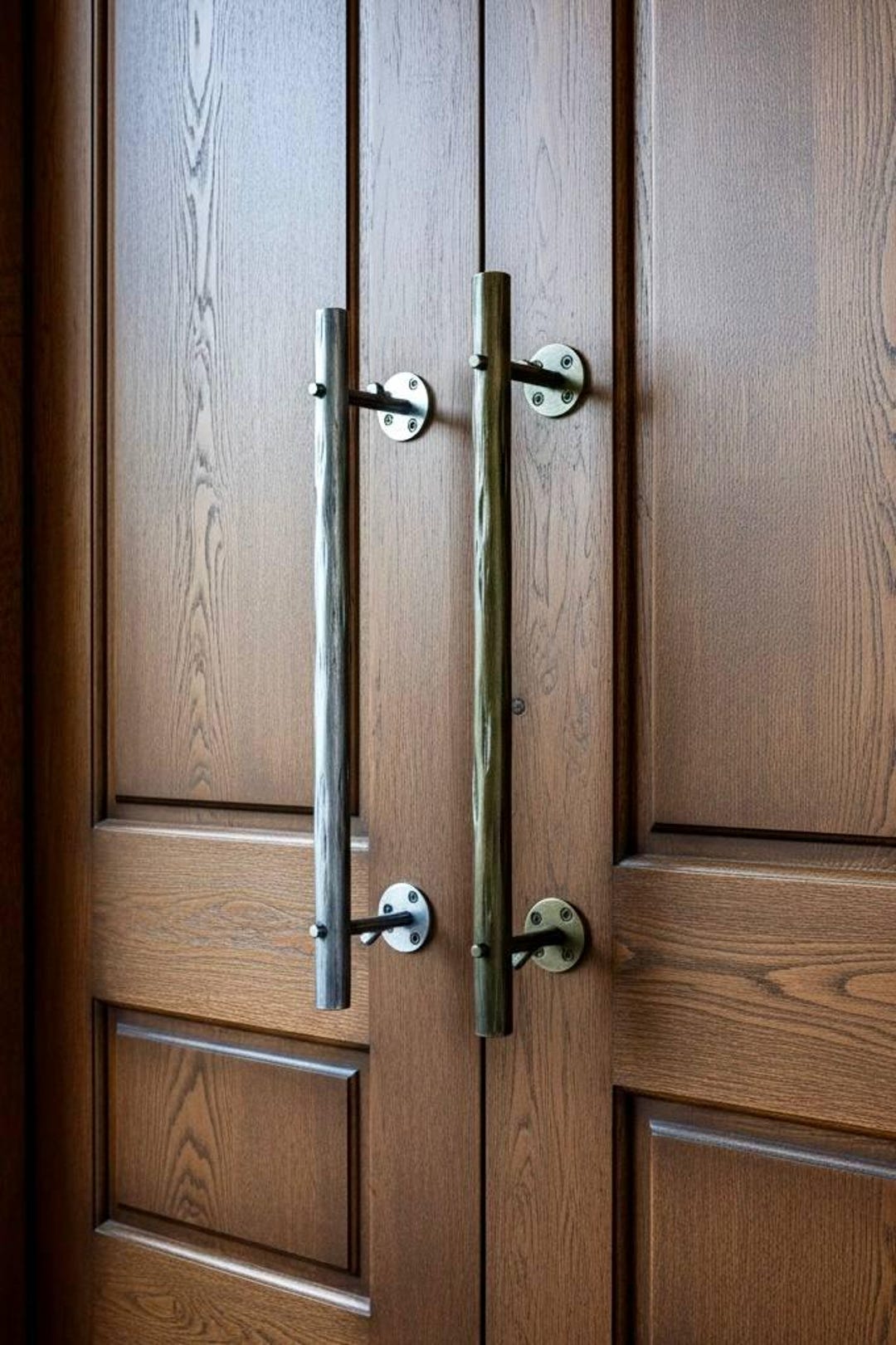 Hand-forged Door Handle,push Handle,barn Door Handle,barn Door Handle ...