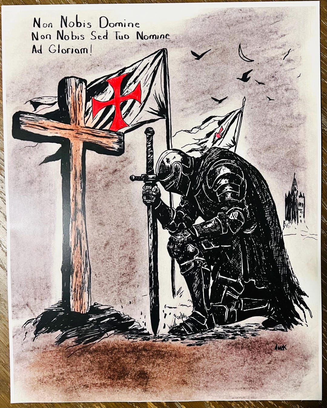 Crusader and Cross - Etsy