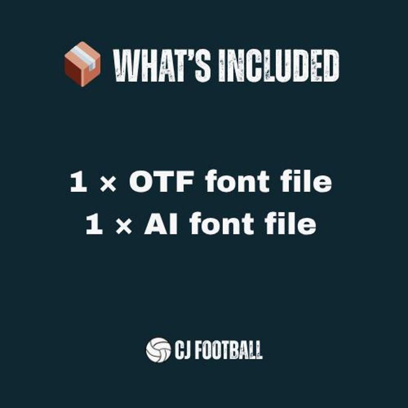EPL Premier League Font 2023-2026 (OTF & AI Digital Files) - Etsy