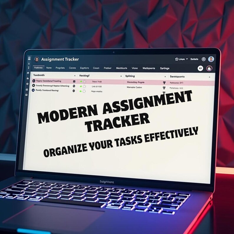 Google Sheets Assignment Tracker: Customizable Student Planner (digital Download) - Etsy