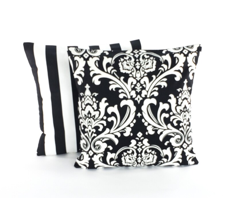 Black Throw Pillows Decorative Farmhouse Pillow Cushion - Etsy