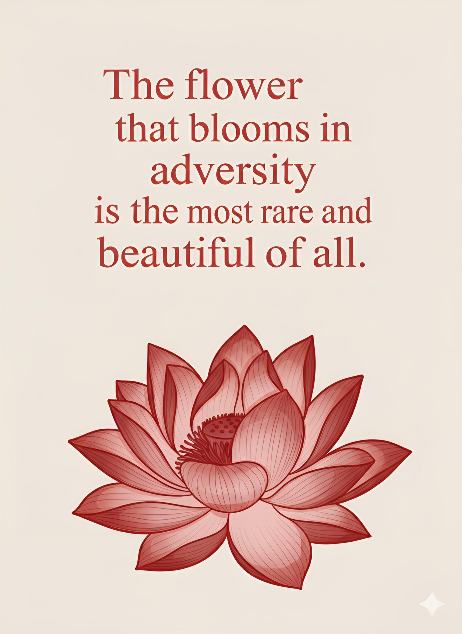 Lotus Flower Inspirational Quote Print: Resilience Wall Art (digital ...