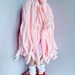 A Handmade Button-eye Doll With Pink - Etsy