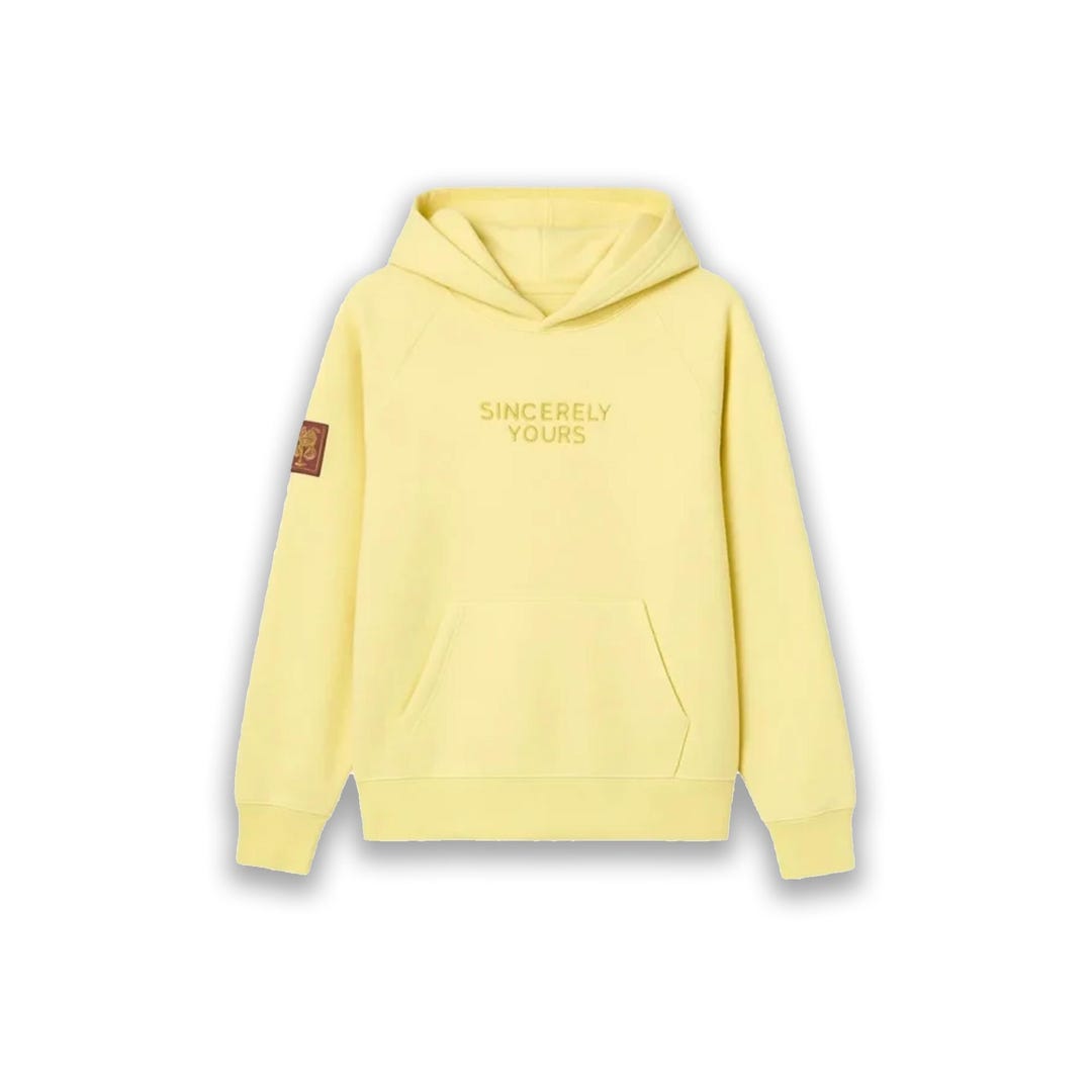 Handmade Inspired Sincerely Yours Matter Salsh Hoodie - Yellow - Etsy