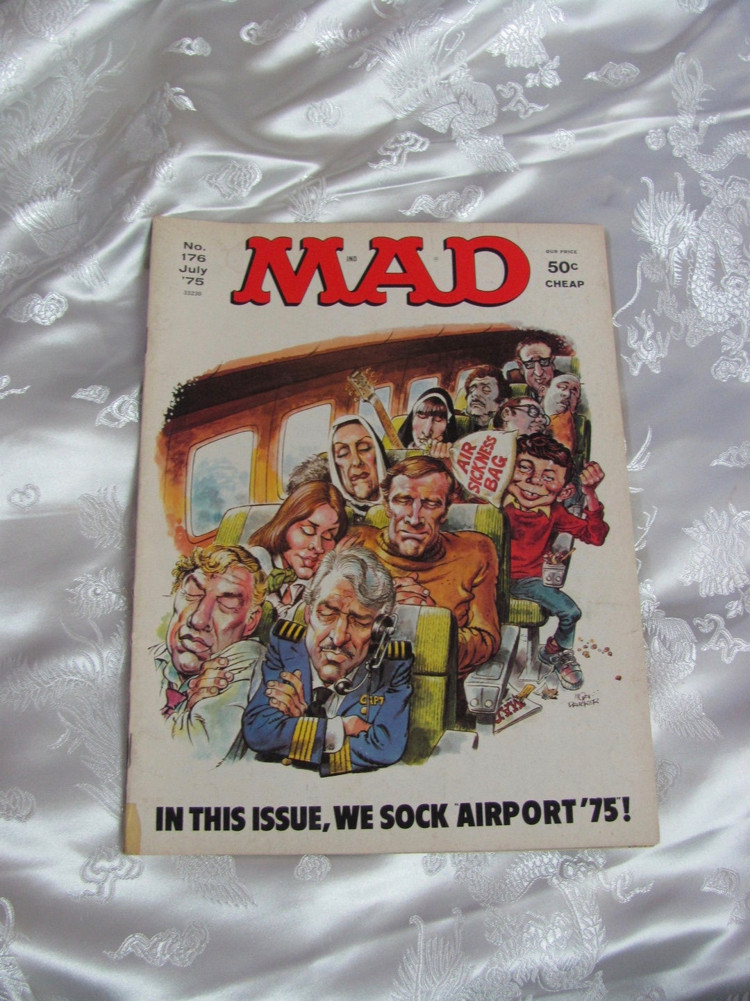 Vintage MAD Magazine July 1975 #176 // Airport '75 1970's 1980's Comedy ...
