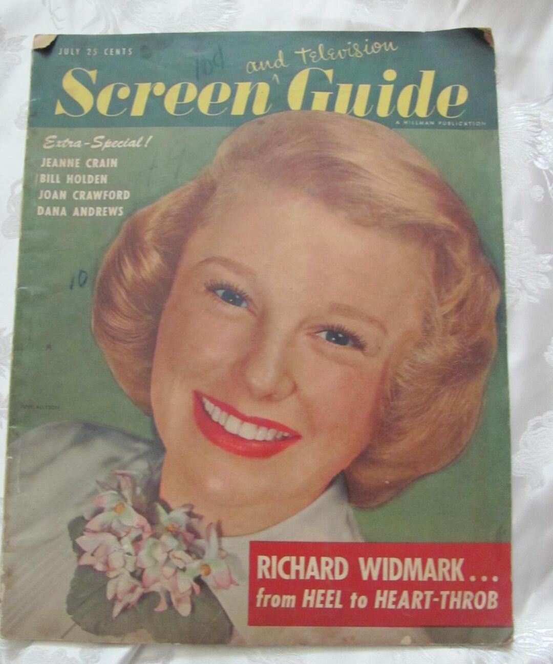 Screen Guide Magazine // July 1949 Vintage Mid Century Movie Star ...