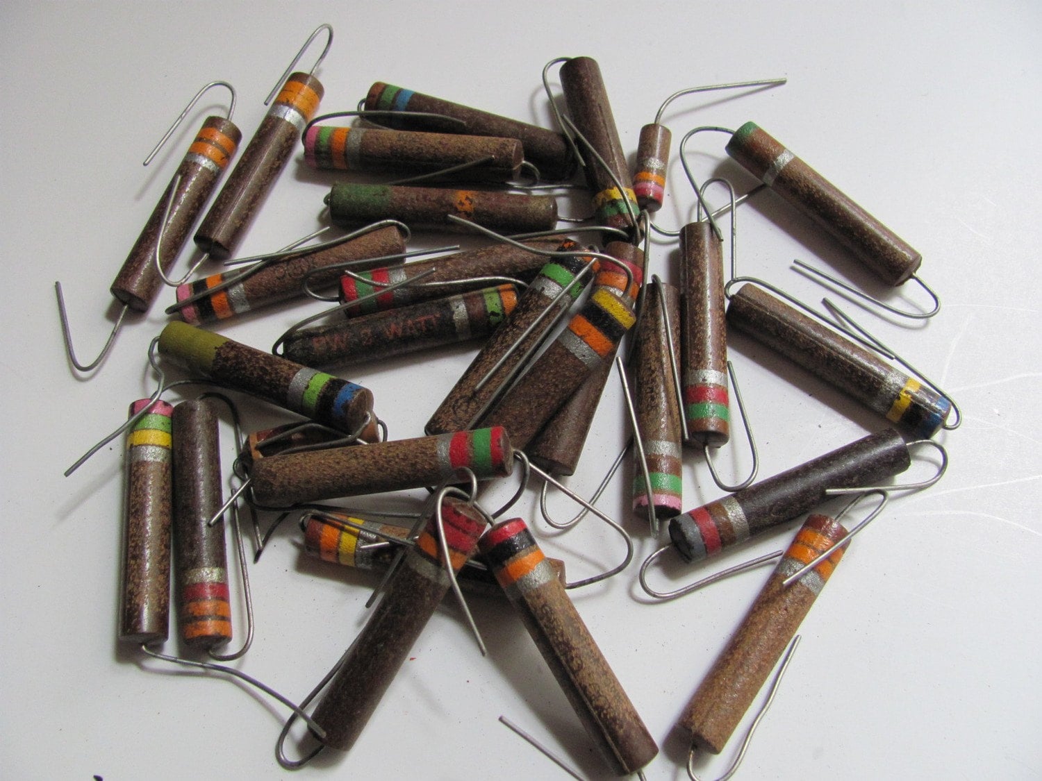 Lot of 10 Large Antique Carbon Resistors Circa 1920s Radio - Etsy