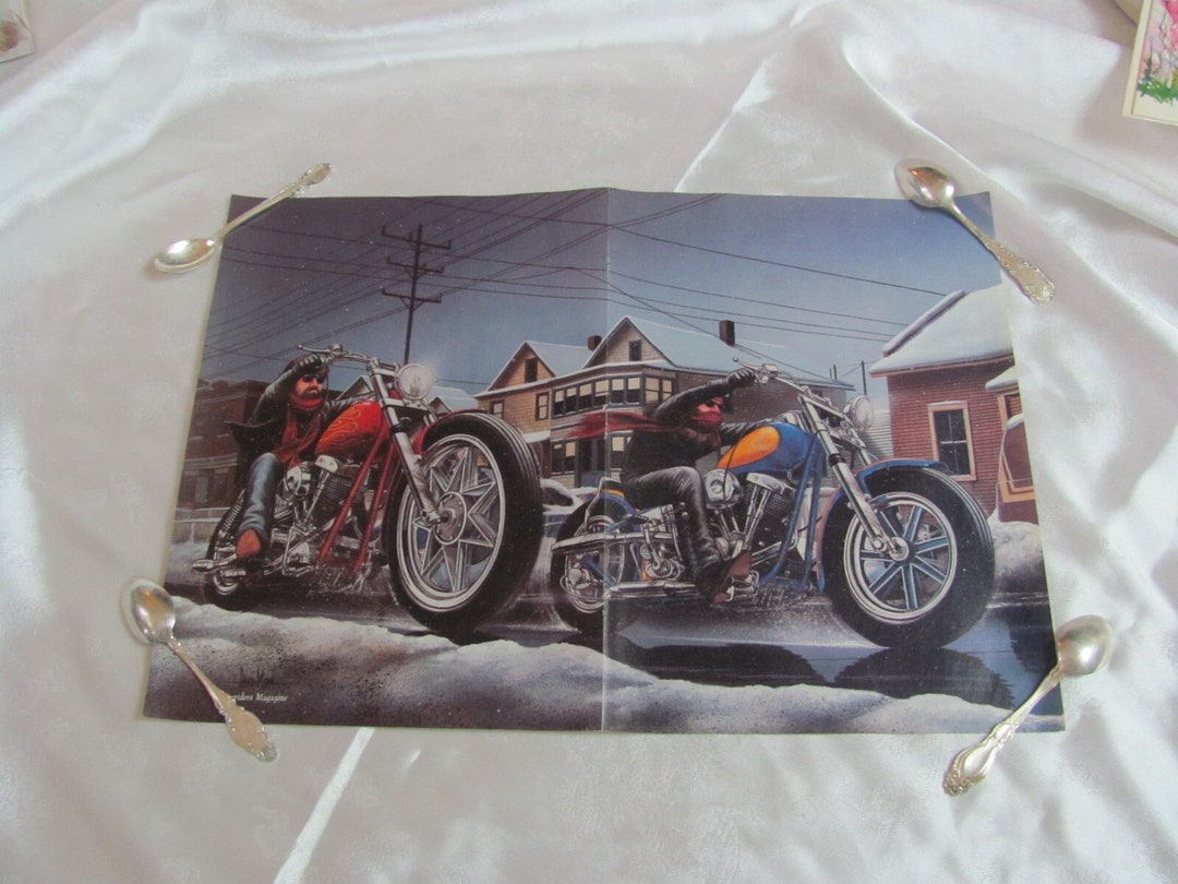 David Mann Art Centerfold // Easyriders Magazine Biker Motorcycle ...
